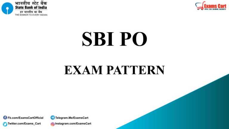 SBI PO Exam Pattern 2021 for Prelims | Mains In Detail – Read Now ...